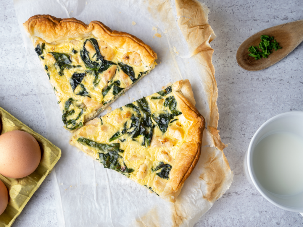 Fresh Swiss Chard Quiche - Stonyfield